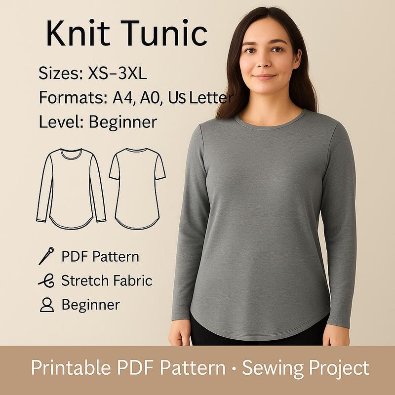 Long Stretchy Tunics - Etsy