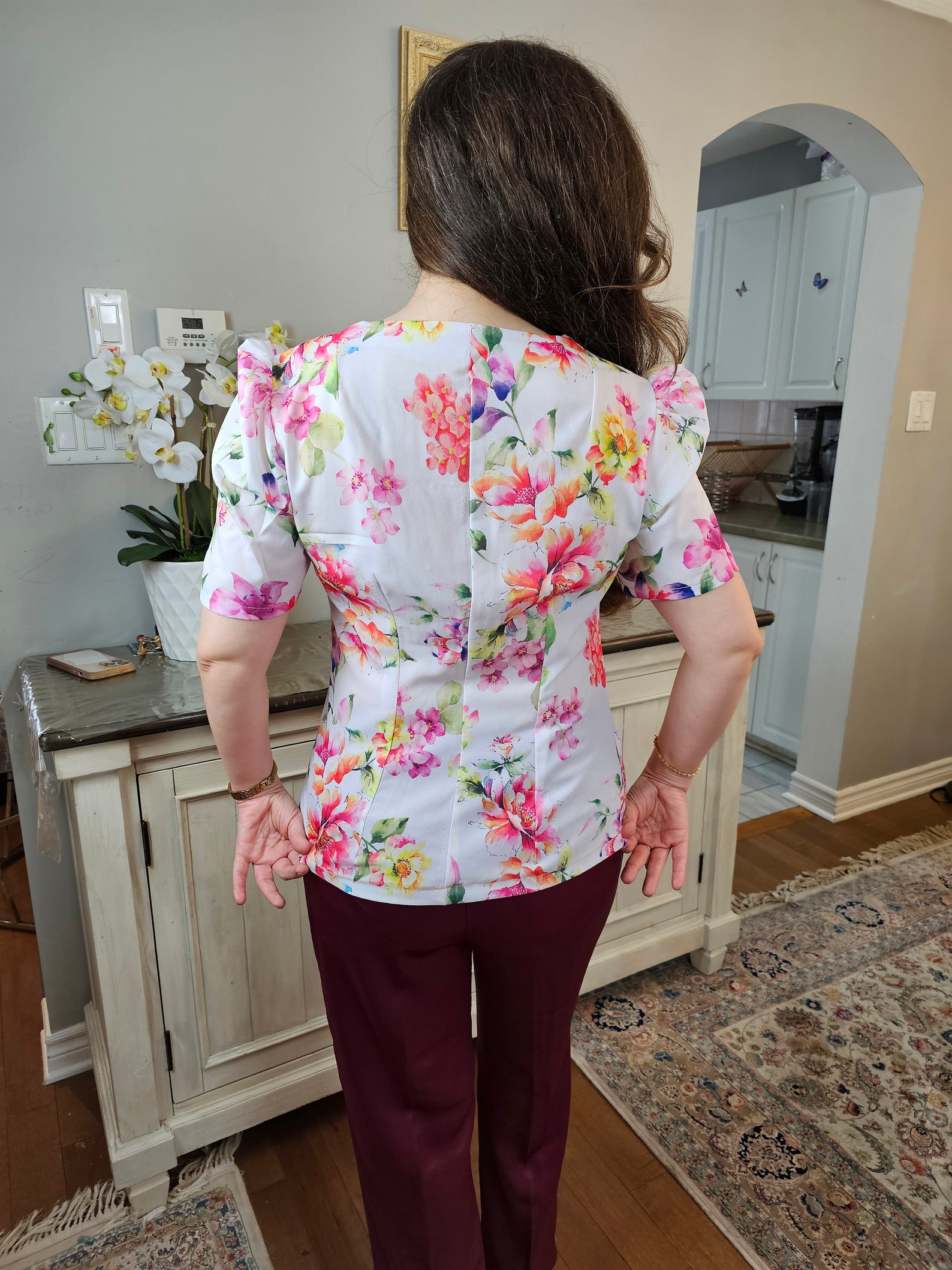 PDF Square Neck Top Sewing Pattern/puff Sleeve Top Pattern Summer PDF ...