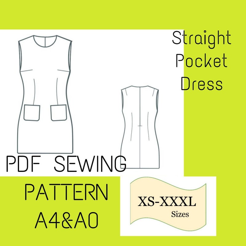Pocket Dress Pattern - Etsy