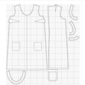 PDF Tank Dress Pattern, Pocket Dress Pattern, Tunic Dresstank Top Dress ...