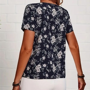 Pdf V Neck Top Women Sewing Pattern Pdf Summer Comfy Top for - Etsy