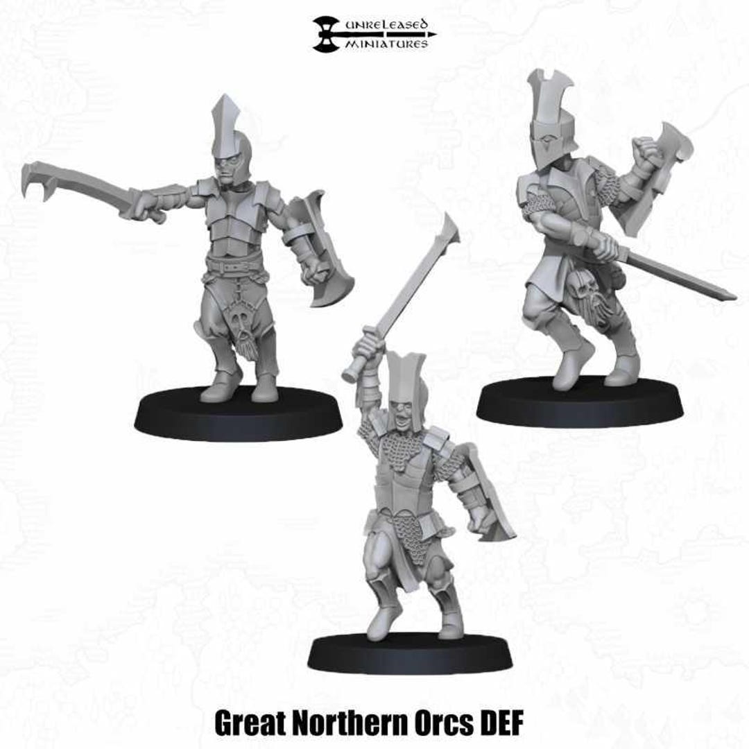 28mm Great Northern Orcs DEF | Middle Earth | Proxy | Tabletop ...
