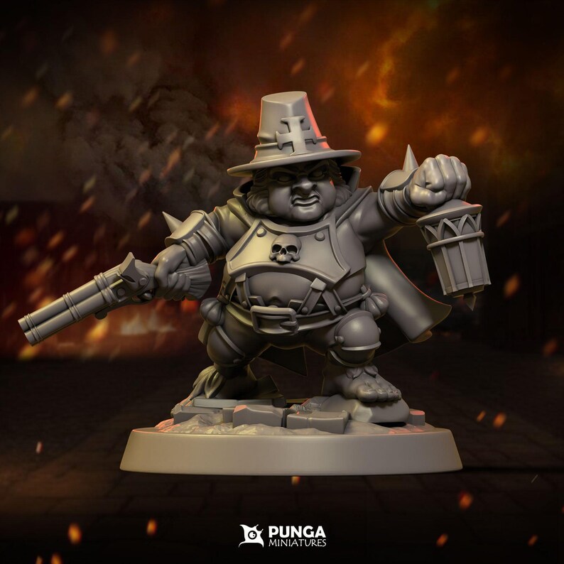Halfling Witch Hunter | Fantasy | Dnd Miniatures | Mordheim | Punga ...