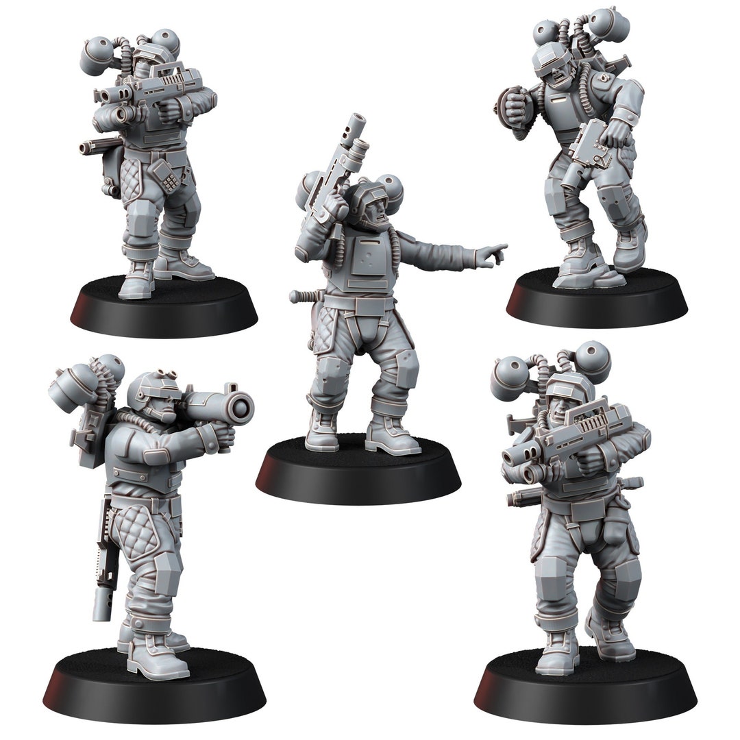 Airborn Squad | Guard | Proxy | Tabletop | Wargaming | Red Pilgrim ...