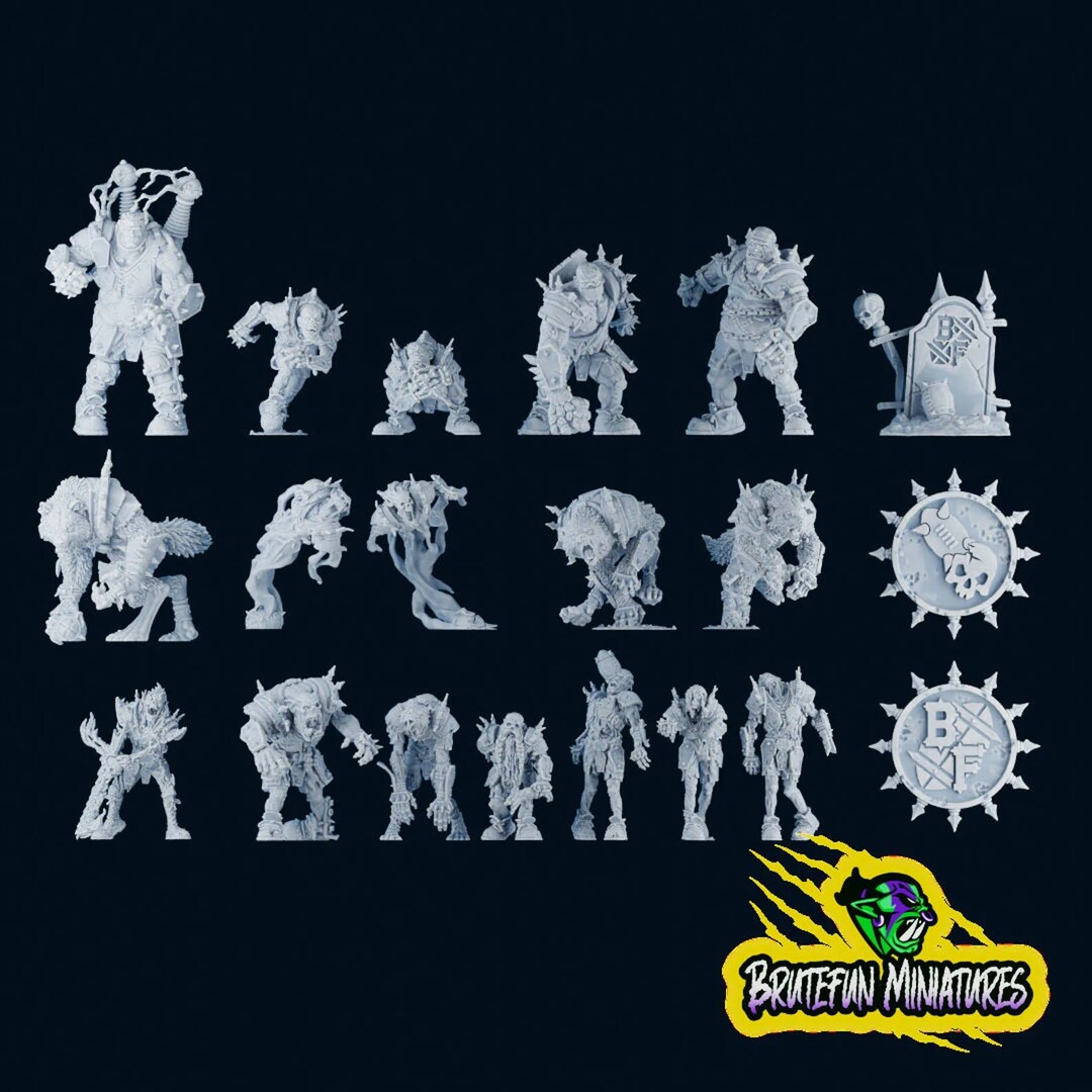 Necromancer Team | Fantasy Football | Brutefun Miniatures - Etsy