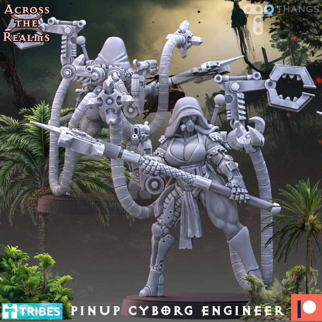 Grimguard: Pinup Cyborg Engineer | Grimdark | Imperial | Proxy ...