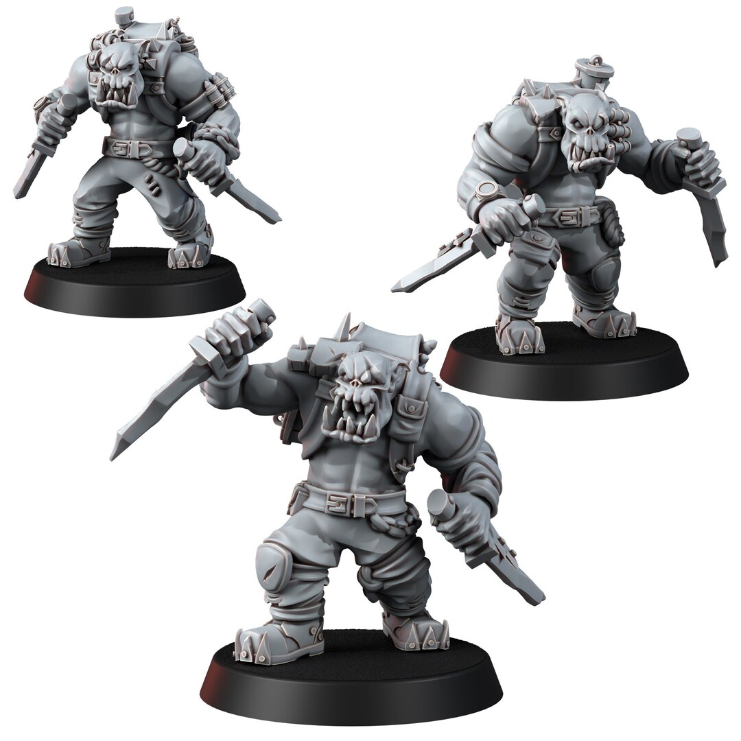 Orc Commandos Slashers | Ork | Proxy | Tabletop | Wargaming | Malicious ...