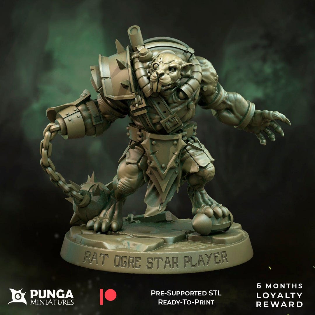 Rat Ogre Star Player | Blood | Fantasy Football | Bowl | Rat Team ...