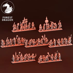 10mm Dwarf Demonsmith Starter Army | Dwarves | Warmaster | Proxy ...