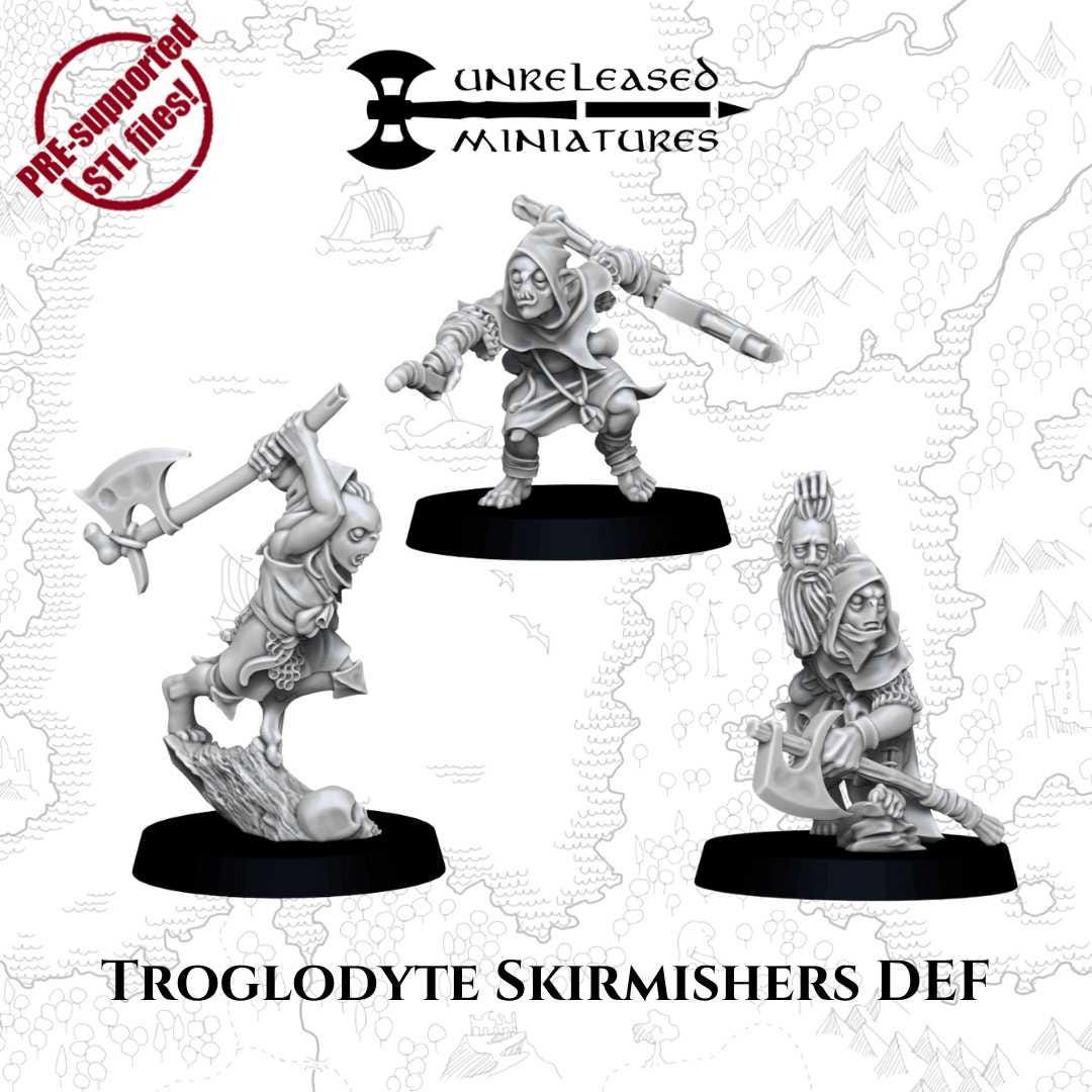 28mm Troglodyte Skirmisher DEF | Middle Earth | Proxy | Tabletop ...