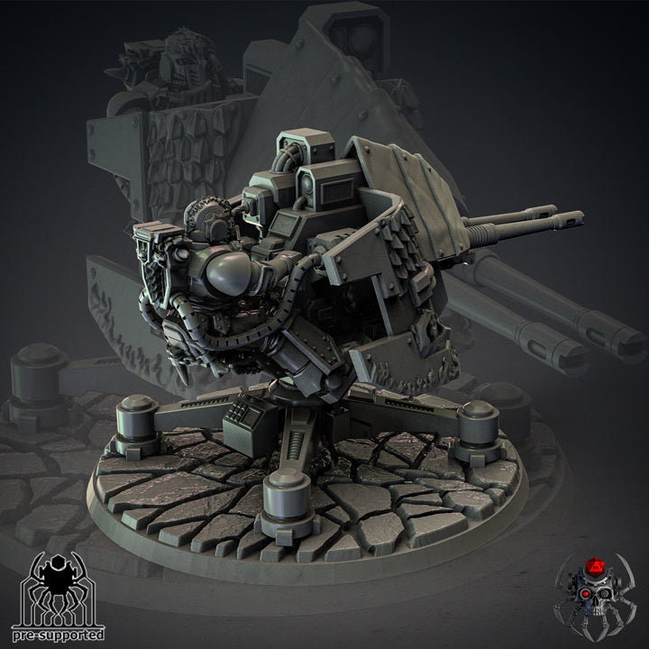 28mm Flame Lizard Turret - Etsy