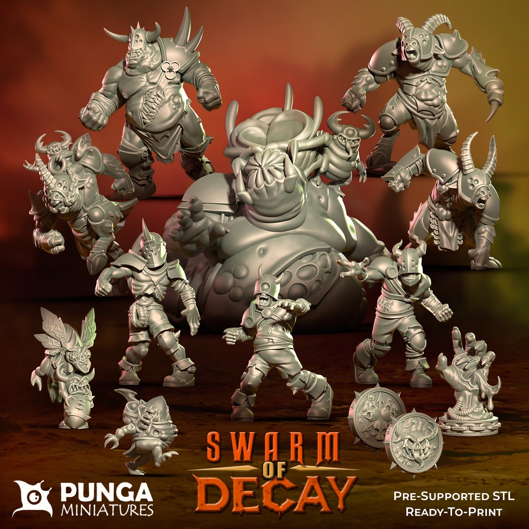 Swarm of Decay Team | Fantasy Football | Punga Miniatures - Etsy