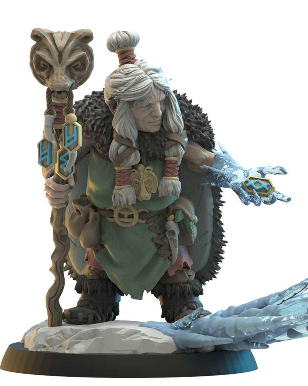 28mm Nanna, the Runemaster | Dwarves | Proxy | Tabletop | Wargaming ...