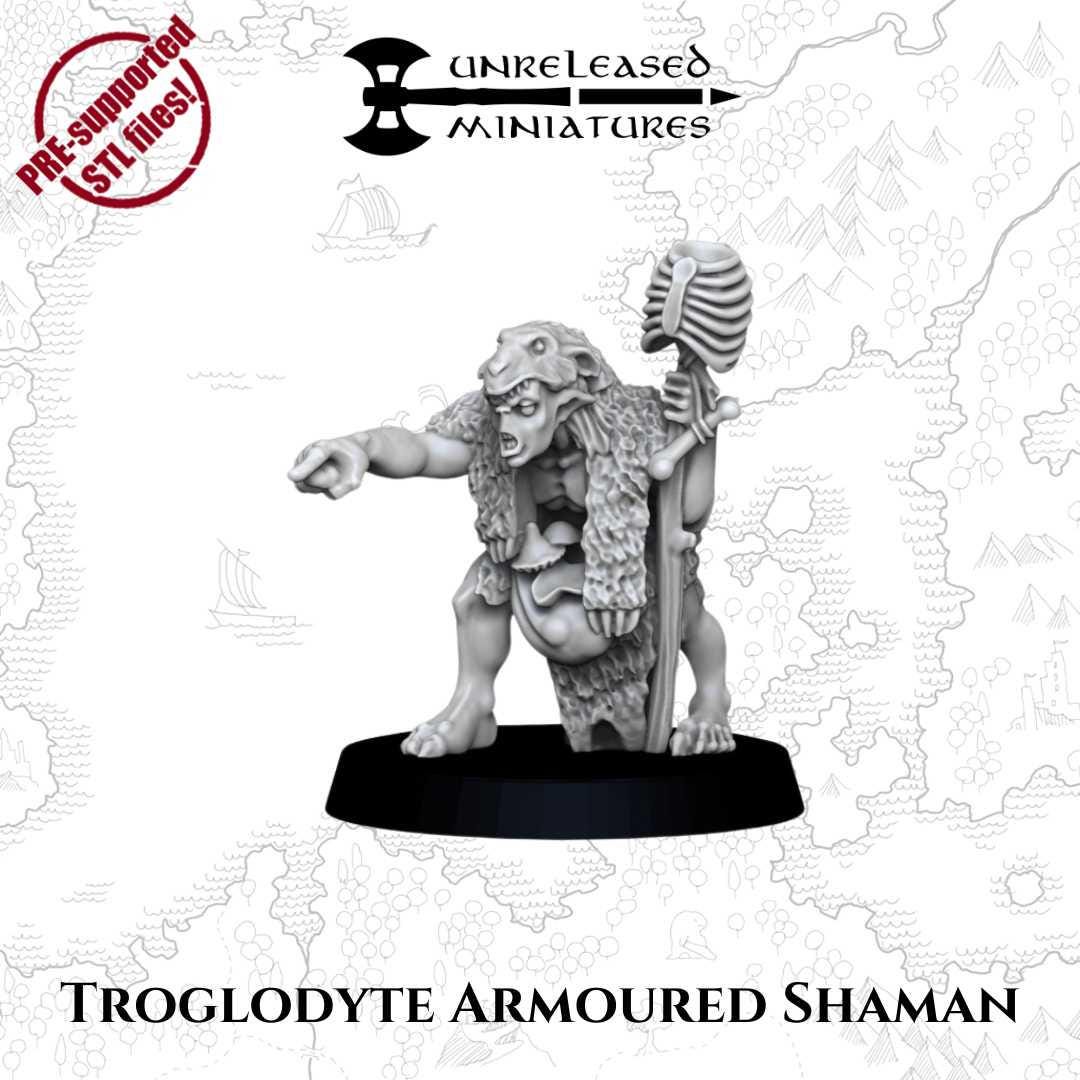 28mm Troglodyte Armoured Shaman | Middle Earth | Proxy | Tabletop ...