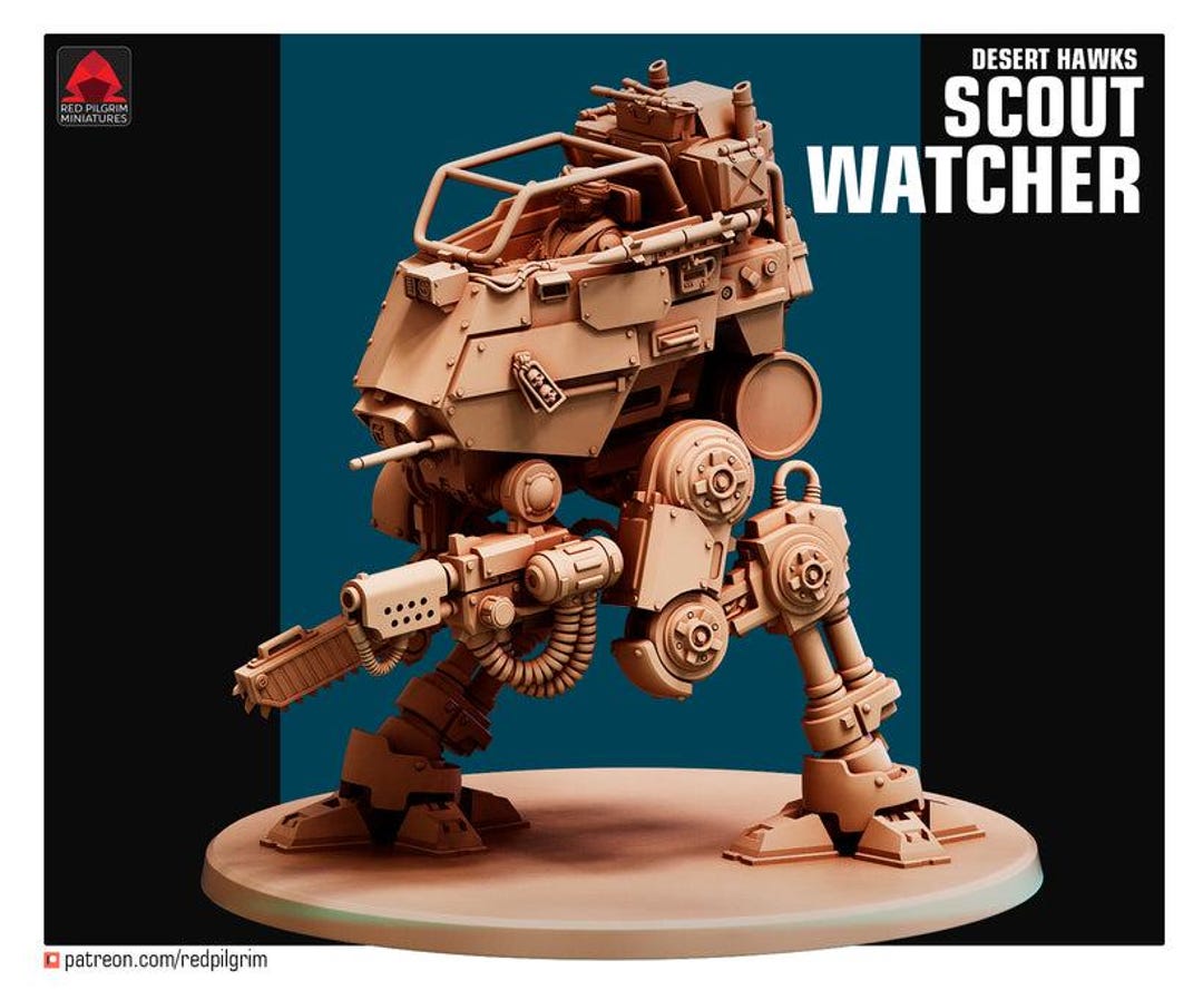 28mm Desert Hawks Scout Watcher 28mm Guard Proxy Tabletop Wargaming Red ...