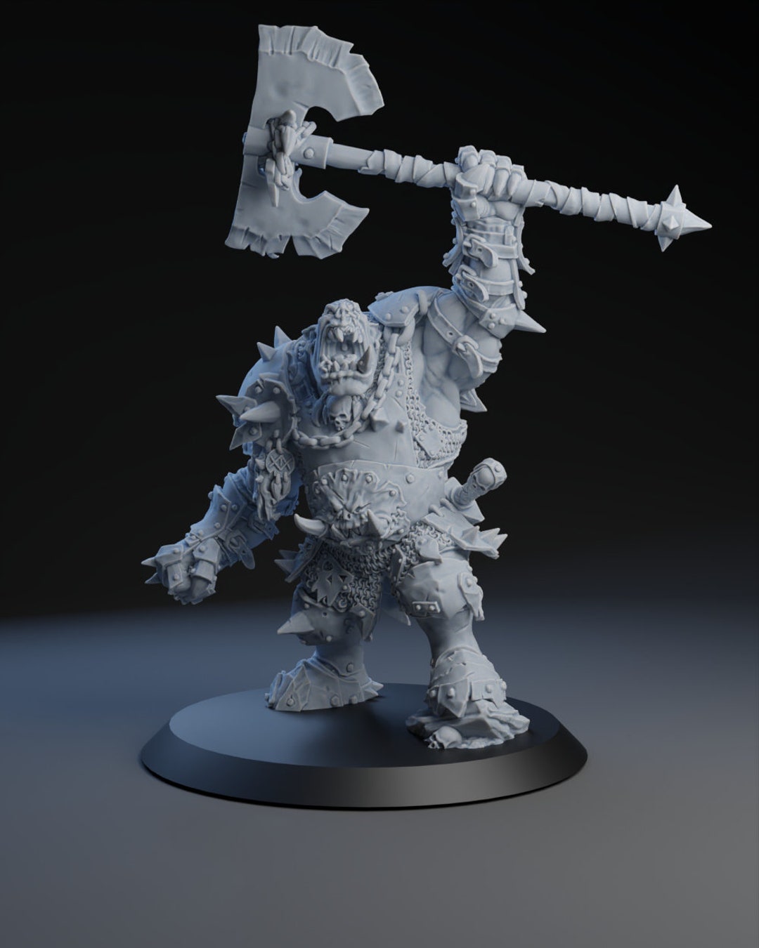Orc Warlord | Brutefun Miniatures, Fantasy Orcs - Etsy