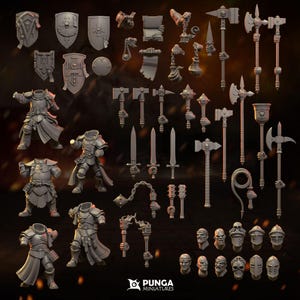 Warrior Priests | Fantasy | Dnd Miniatures | Mordheim | Punga ...