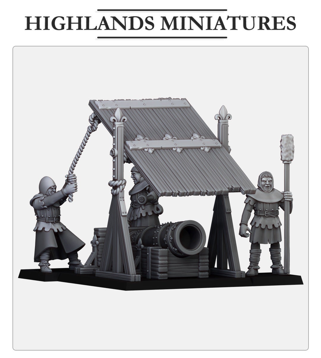 Bombard | Highland Miniatures | Fantasy | Medievial | Tabletop ...