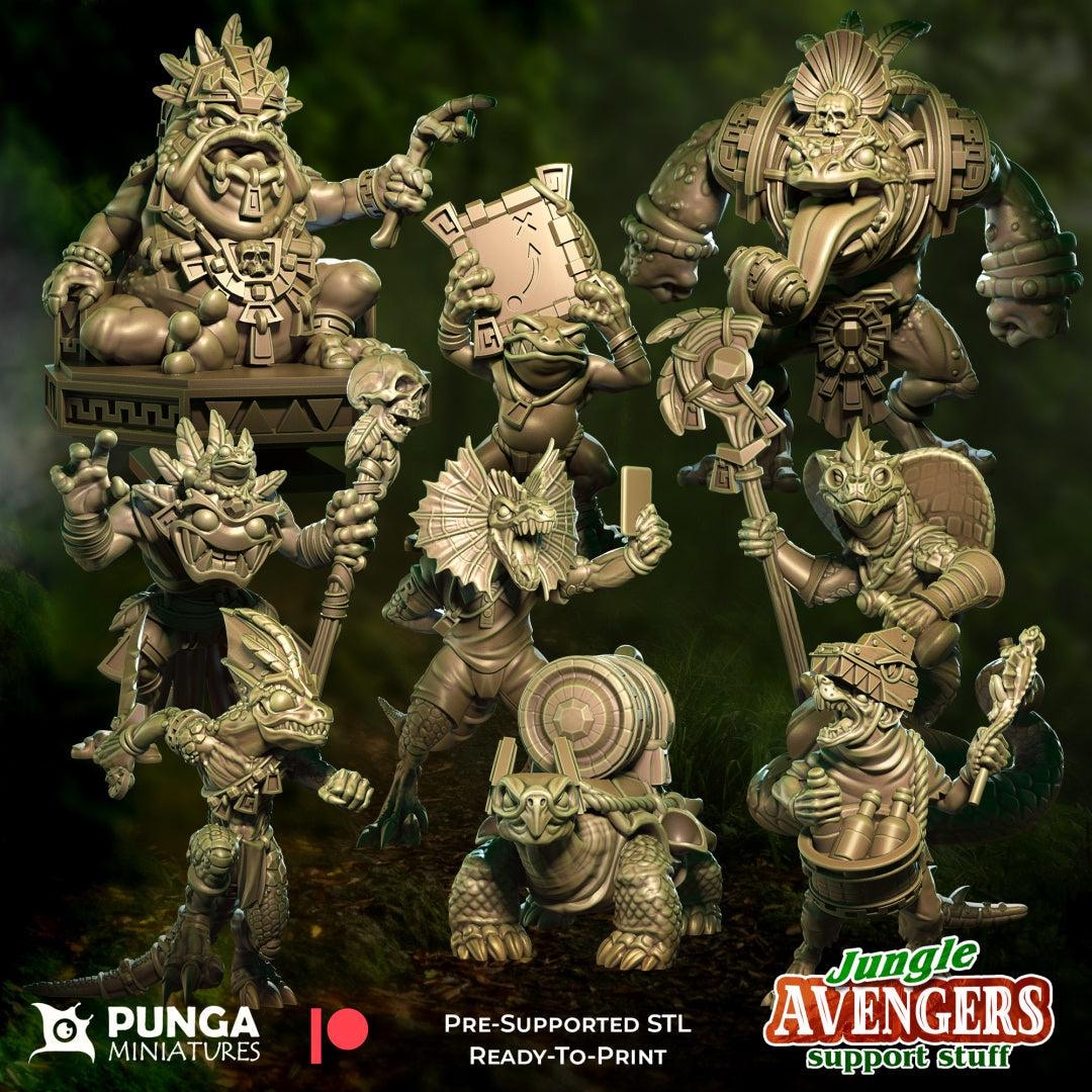 Jungle Avengers Support Staff | Fantasy Football | Lizard Team | Slann ...