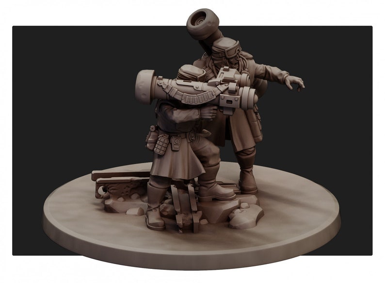 28mm Desert Hawk Missile Team | Guard | Proxy | Tabletop | Wargaming ...