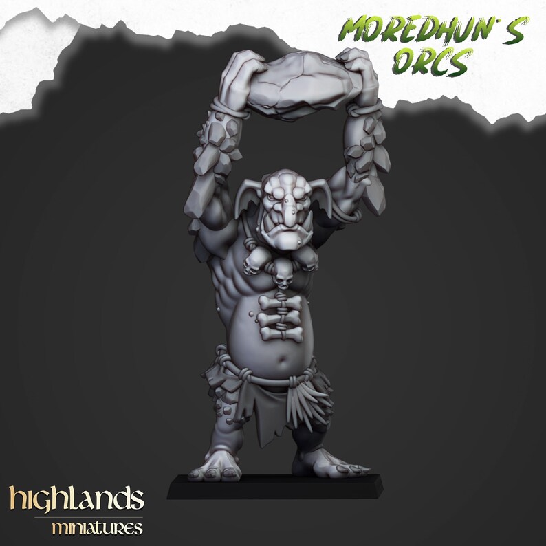 Trolls Orc Tribes | Highland Miniatures | Fantasy | Moredhun's Orcs ...
