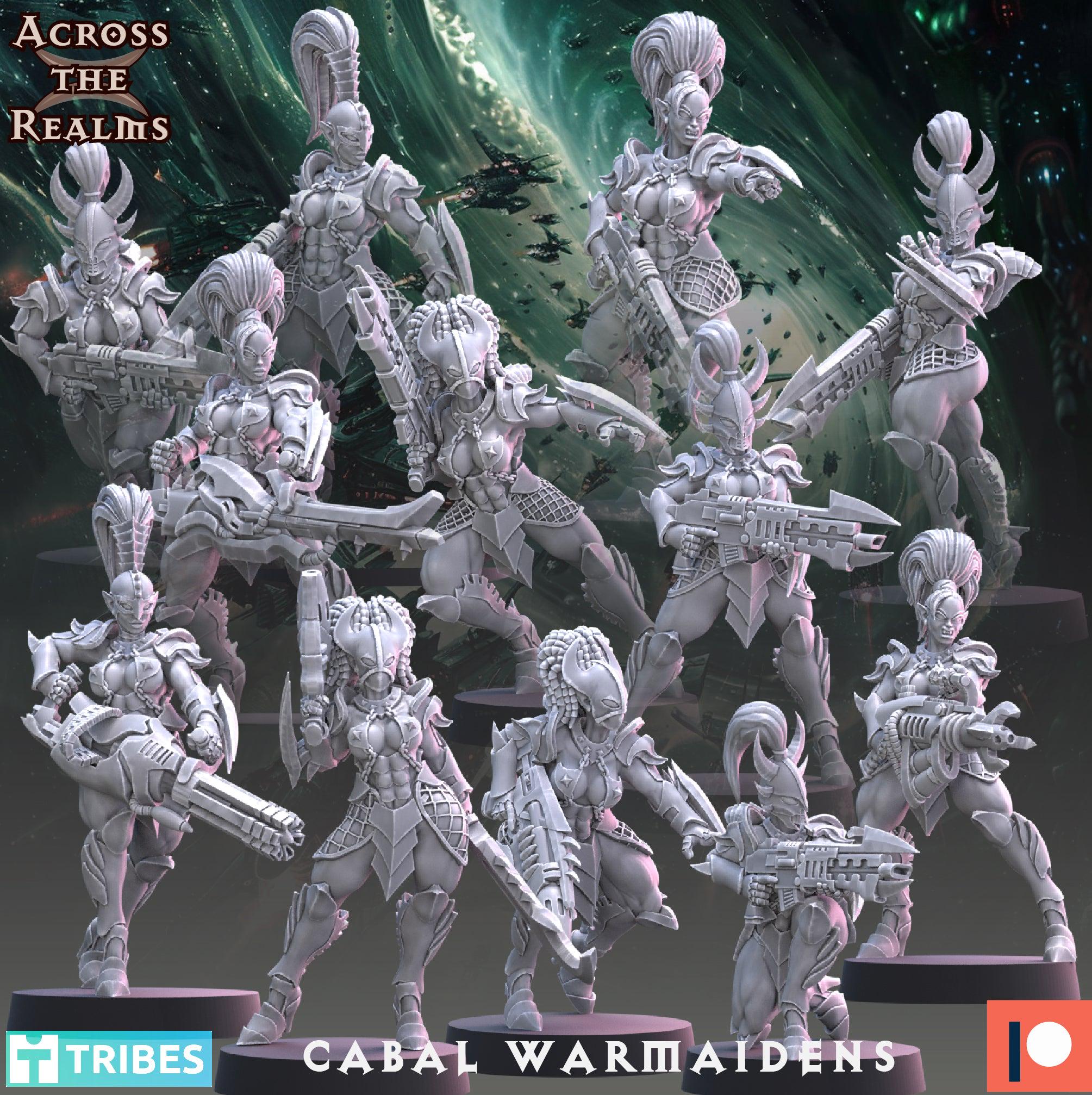 Dark Space Elf Cabal War Maidens | Elves | Proxy | Tabletop | Wargaming ...