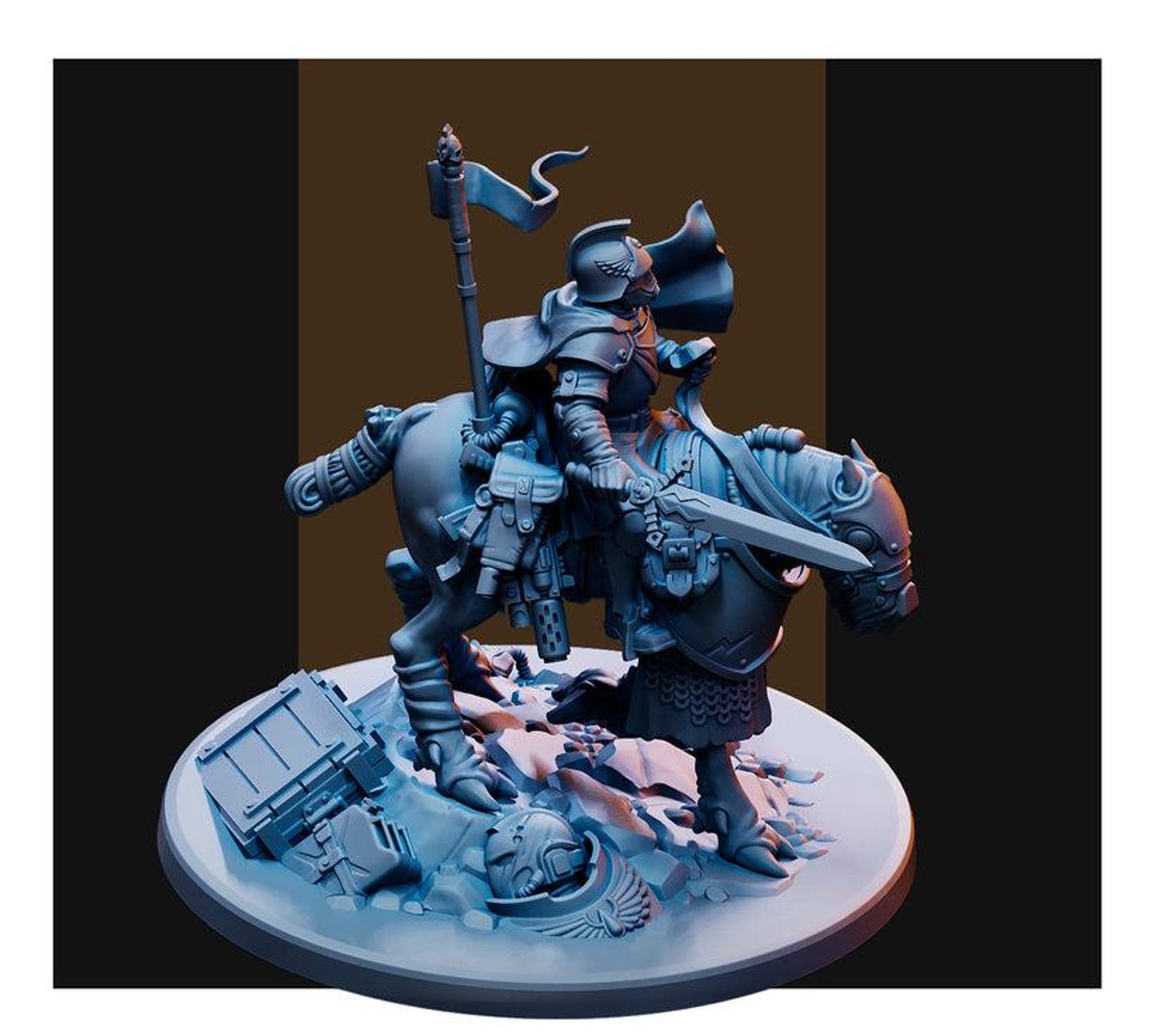 Trench General | Guard | Grim Dark Future | Tabletop | Wargaming | Red ...