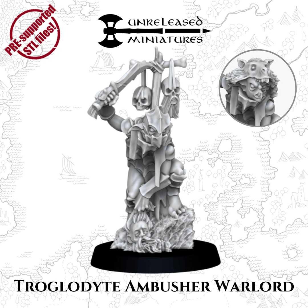 28mm Troglodyte Ambusher Warlord | Middle Earth | Proxy | Tabletop ...