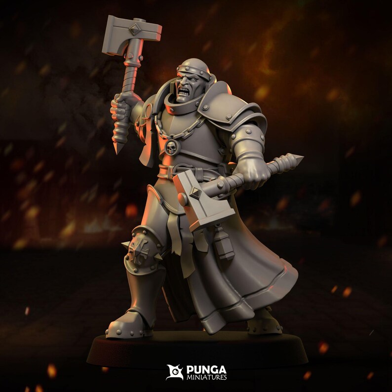 Warrior Priests | Fantasy | Dnd Miniatures | Mordheim | Punga ...