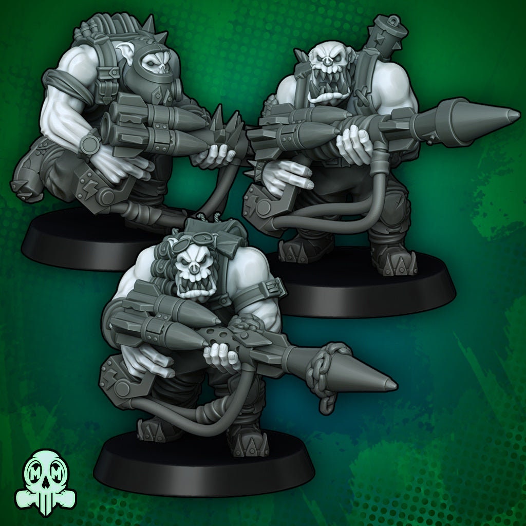 Orc Commandos With Rocket Launchers | Ork | Proxy | Tabletop ...
