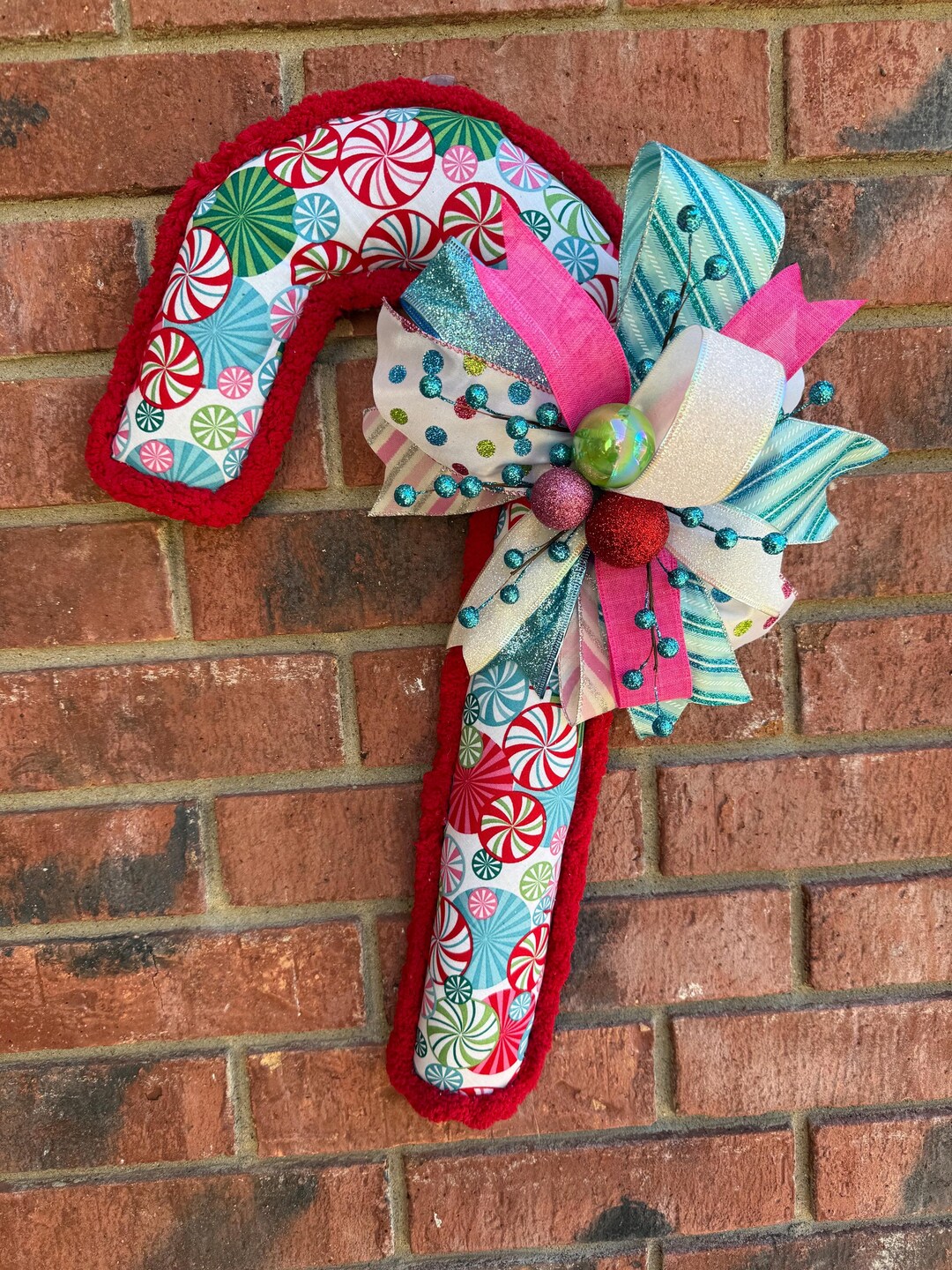 Candy Cane, Candy Cane Wall Decor, Candy Cane Door Decor - Etsy