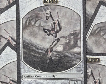 Myr Token - Custom Altered MTG Magic the Gathering Fantasy Board Game ...