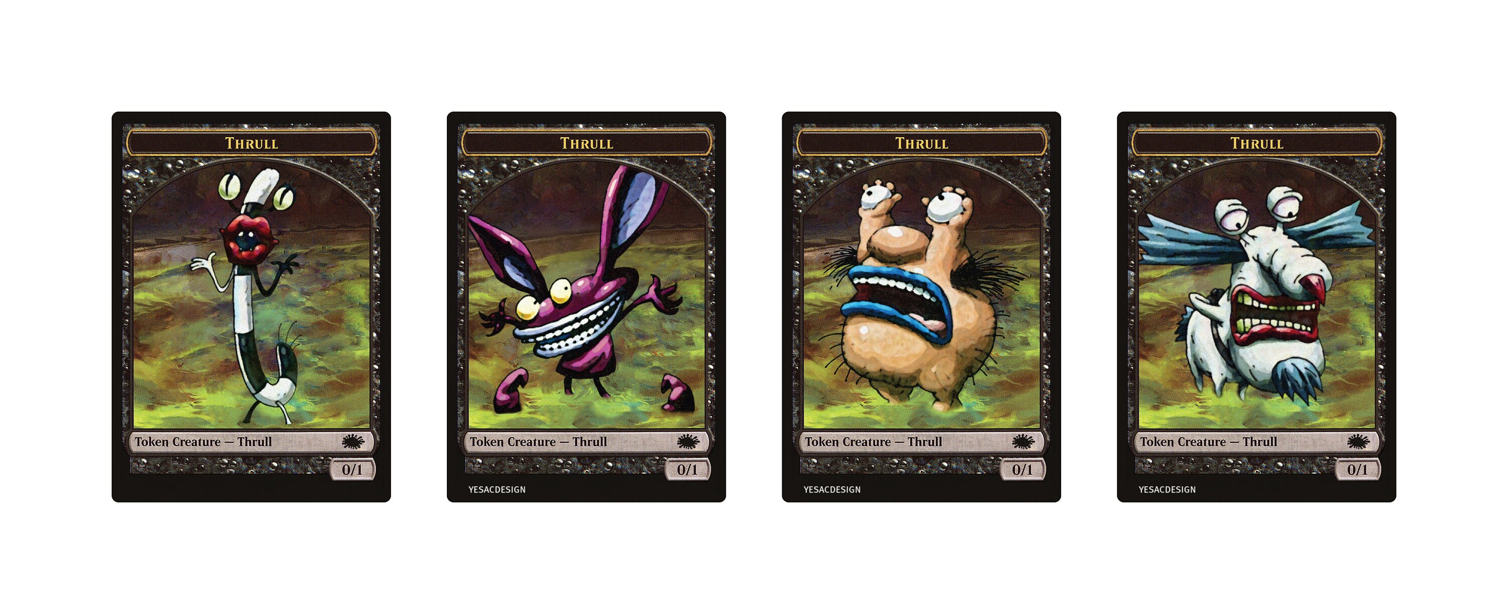 Magic the Gathering Thrull Tokens - Ahh Real Monsters - Etsy