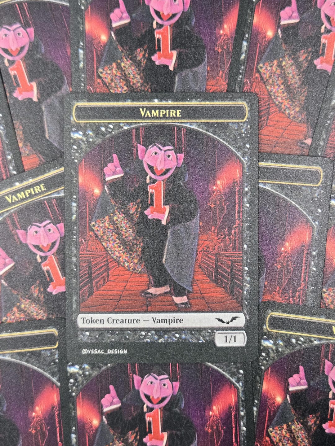 X4 Vampire Tokens - Magic the Gathering the Count Tokens - Etsy