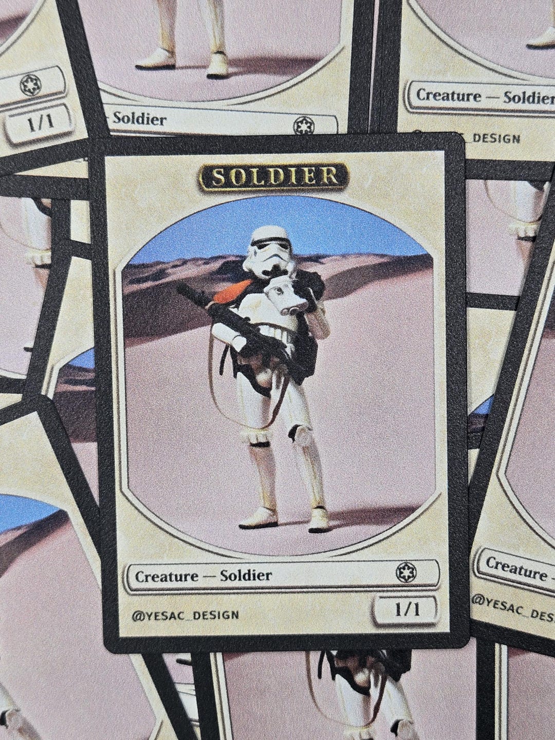 X4 Magic the Gathering Stormtrooper Soldier Tokens - Etsy