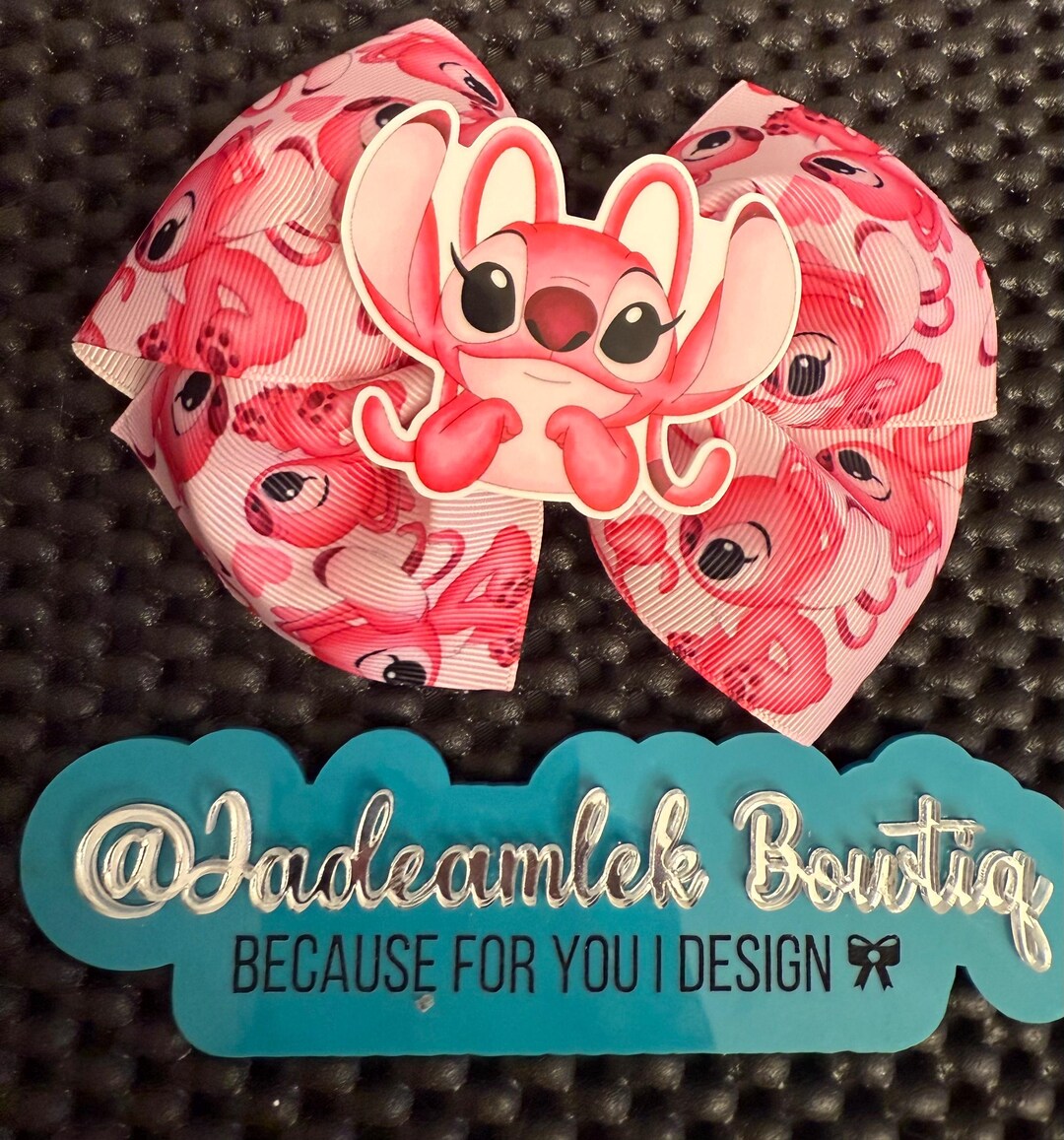 Angel Bow , Alien , Angel Bow, Angel Lazo , Moño Angel Stitch Ohana ...