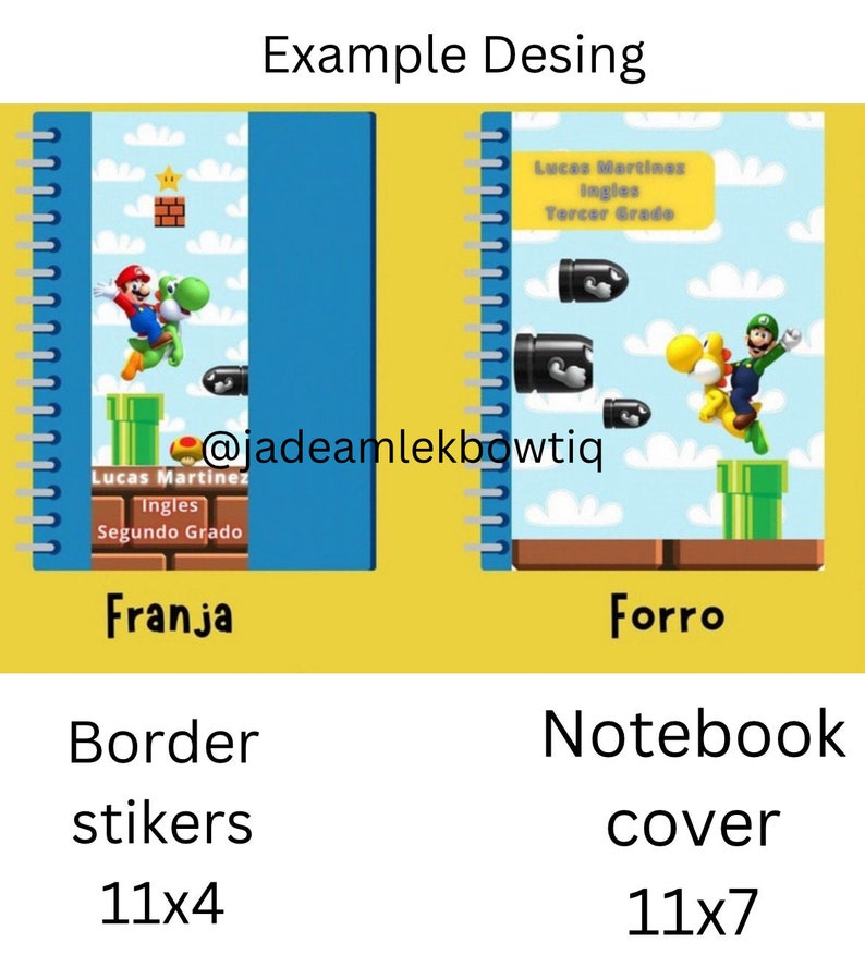 Bluey Bingo Cartoon Custom Lables / Pegatina Escolares /daycare Labels ...