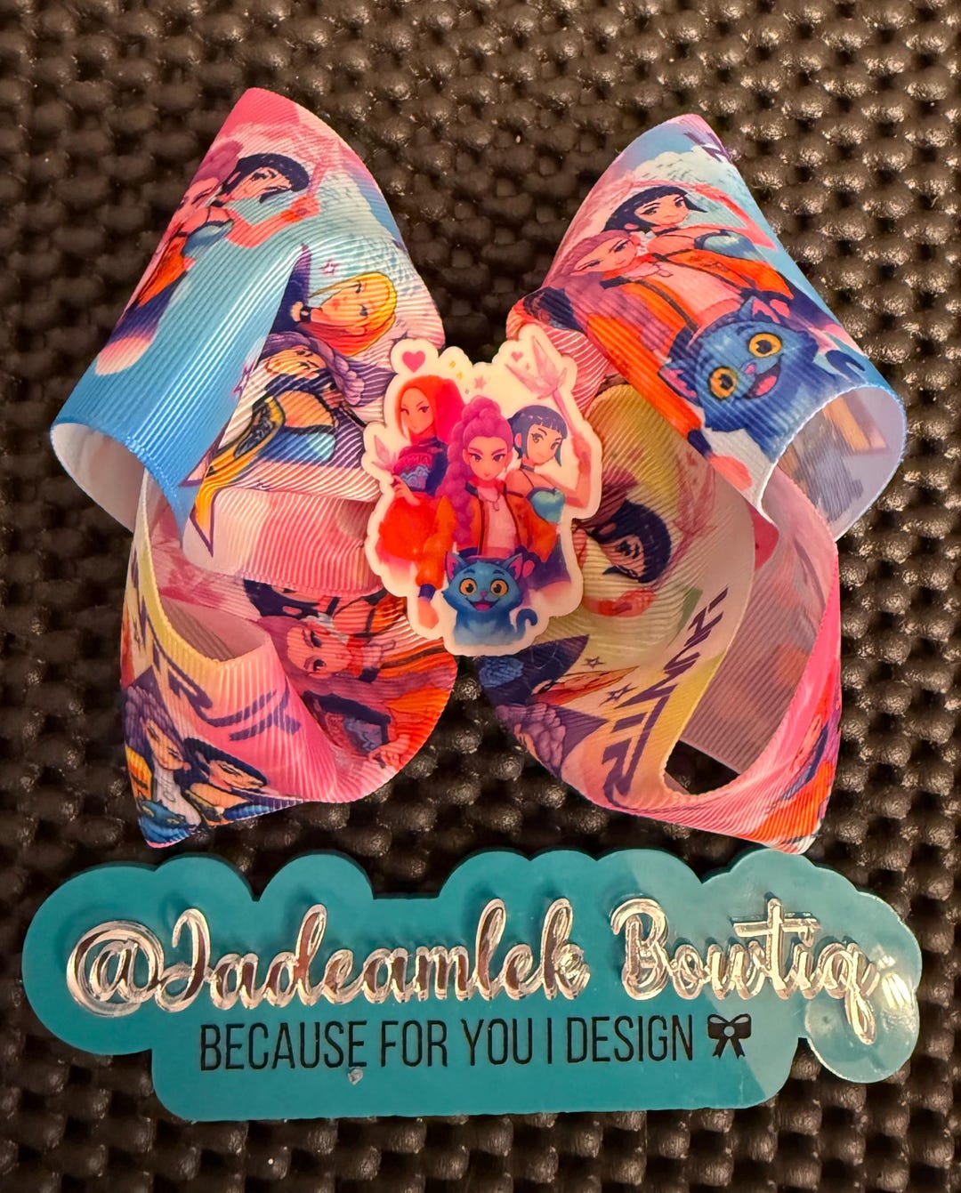 Kpop Huntrix Boutique , Kpop Demon Hunters Bow, Jinu Manga Bow, Regalo ...