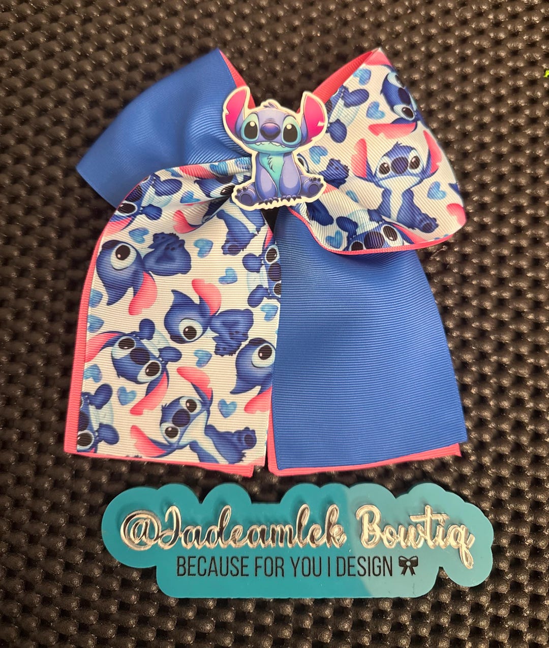 Stitch 6 ” /stitch Bow Movie /pinzas Para El Cabello De Stitch/pinza ...