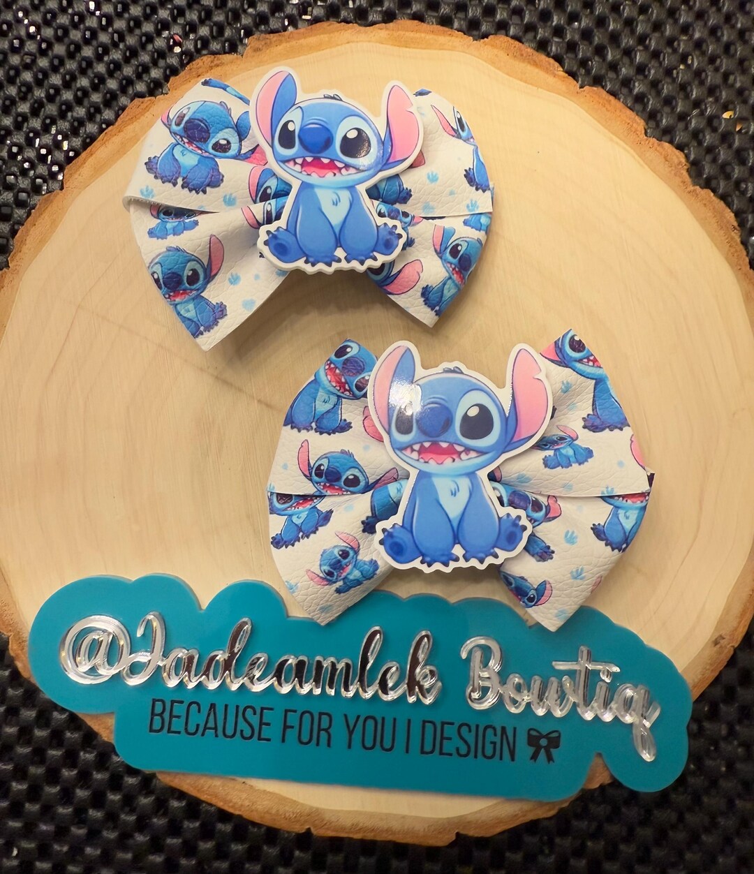 Stitch Bows/ Alien / Stitch Puntadas/ohana Family Pigtails / Bows for ...