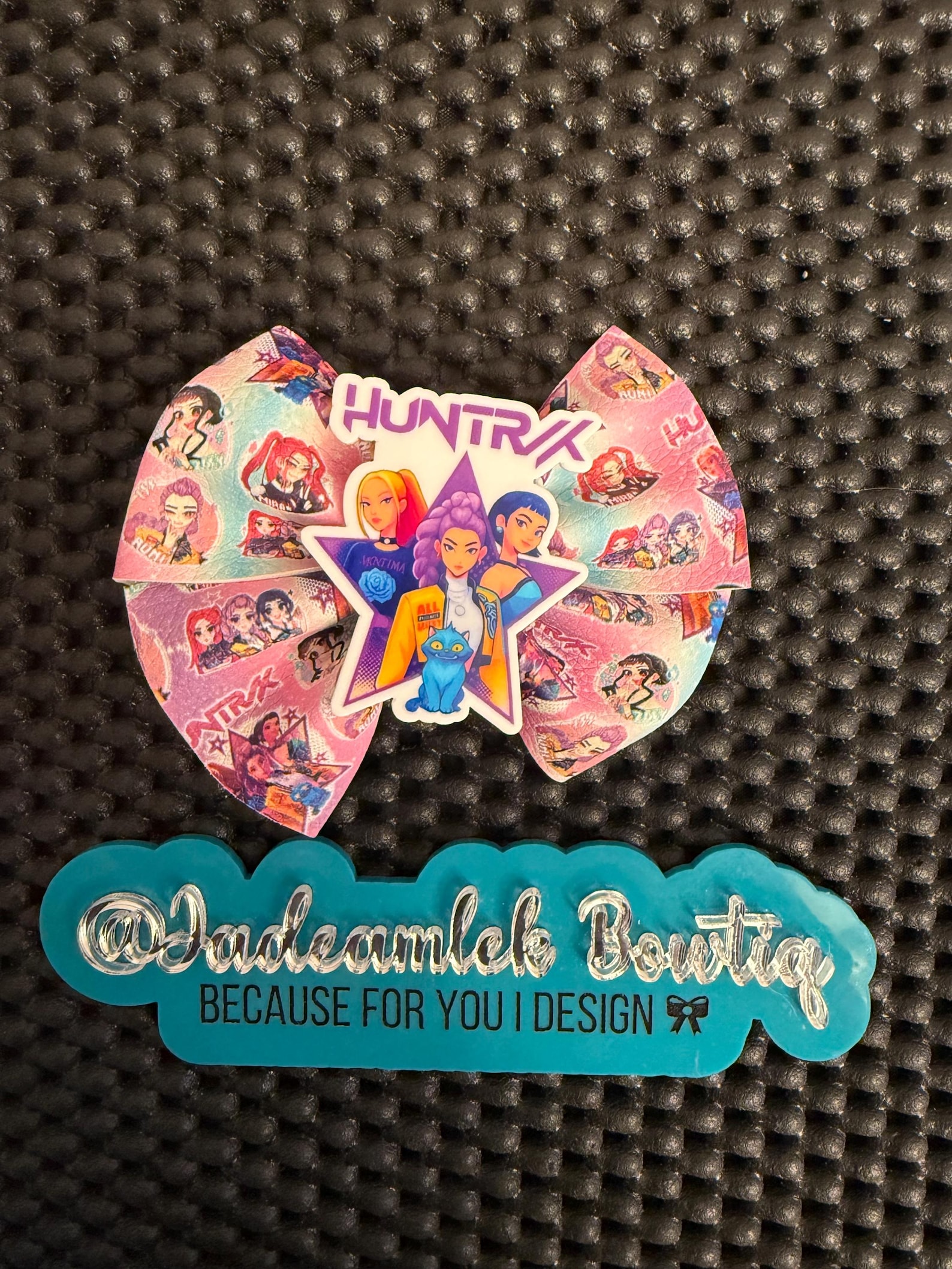 Kpop Huntrix Moño, Kpop Demon Hunters Bow, Jinu Manga Bow, Regalo Para ...