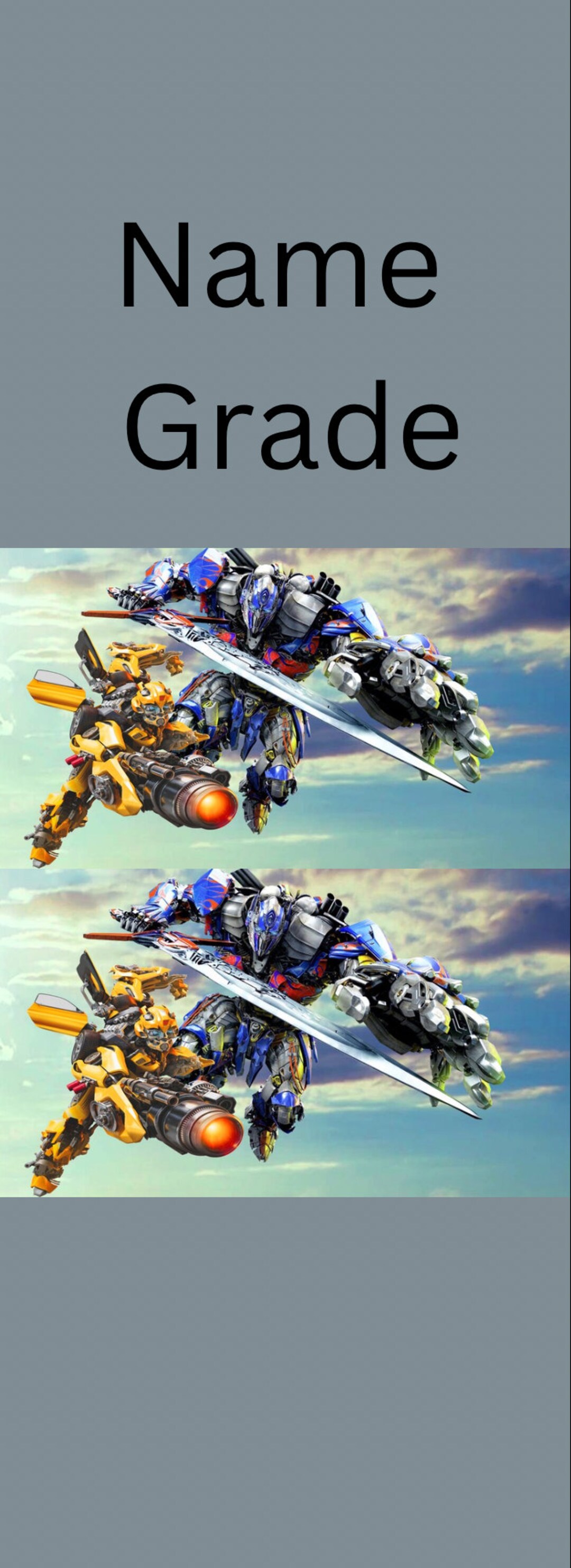 Transformer Labels , Custom Lables / Pegatina Escolares /daycare Labels ...