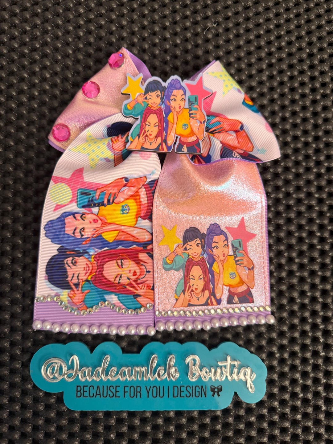 Kpop Huntrix Moño, Kpop Dämonenjäger Bogen, Jinu Manga Bogen, Regalo ...