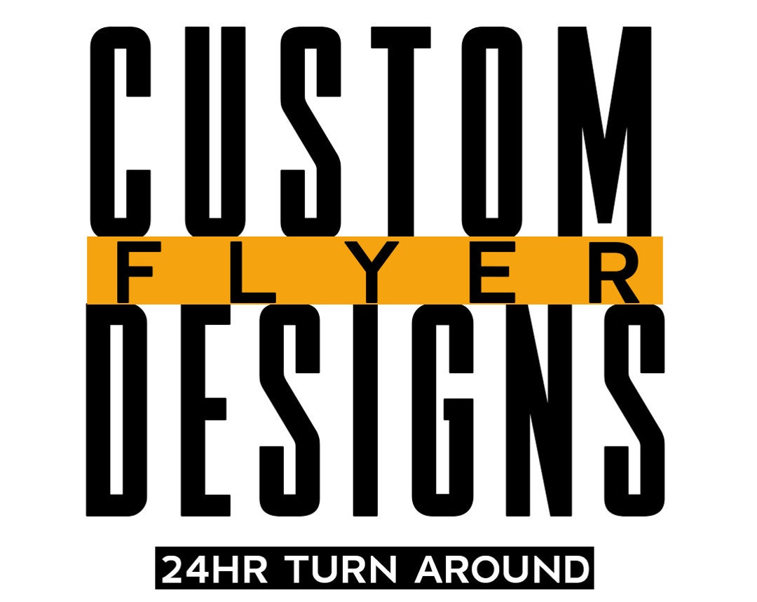 Custom Flyer Design for Personal Use - Etsy