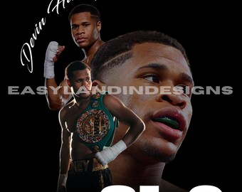 Devin Haney Undisputed PNG T-shirt Design, Devin Haney PNG for ...