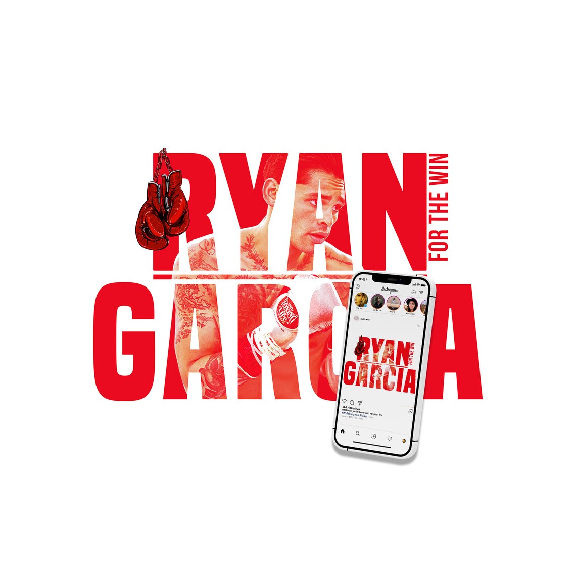 Ryan Garcia PNG T-shirt Design, Ryan Garcia PNG for Sublimation - Etsy