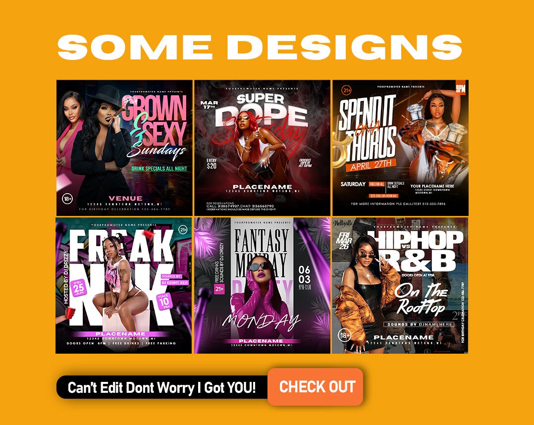 Custom Flyer Design for Personal Use - Etsy