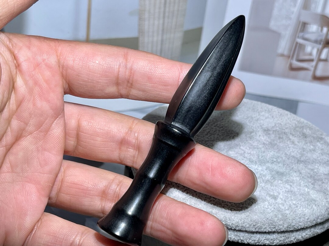 5.7'' Natural Obsidian Quartz Quartz Crystal Hand - Etsy