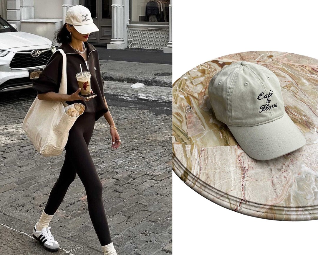 Cafe De Flore Paris Coffee Shop Hat Baseball Cap Parisian French Cafe ...