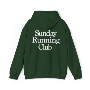 Sunday Running Club Hoodies | Wellness Running Club Runner Joggers ...